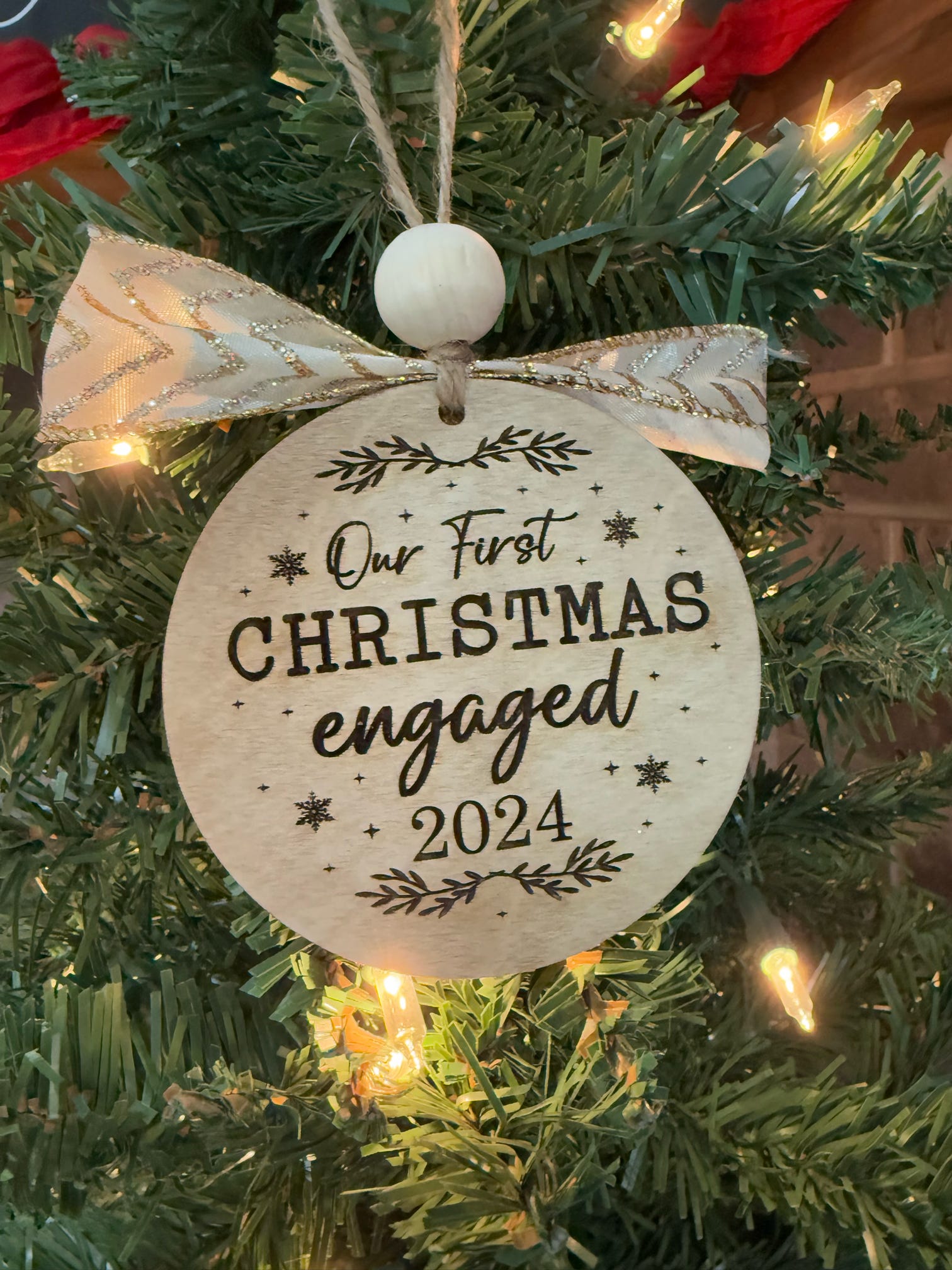 Ribbon Height Keepsake Ornament P0953