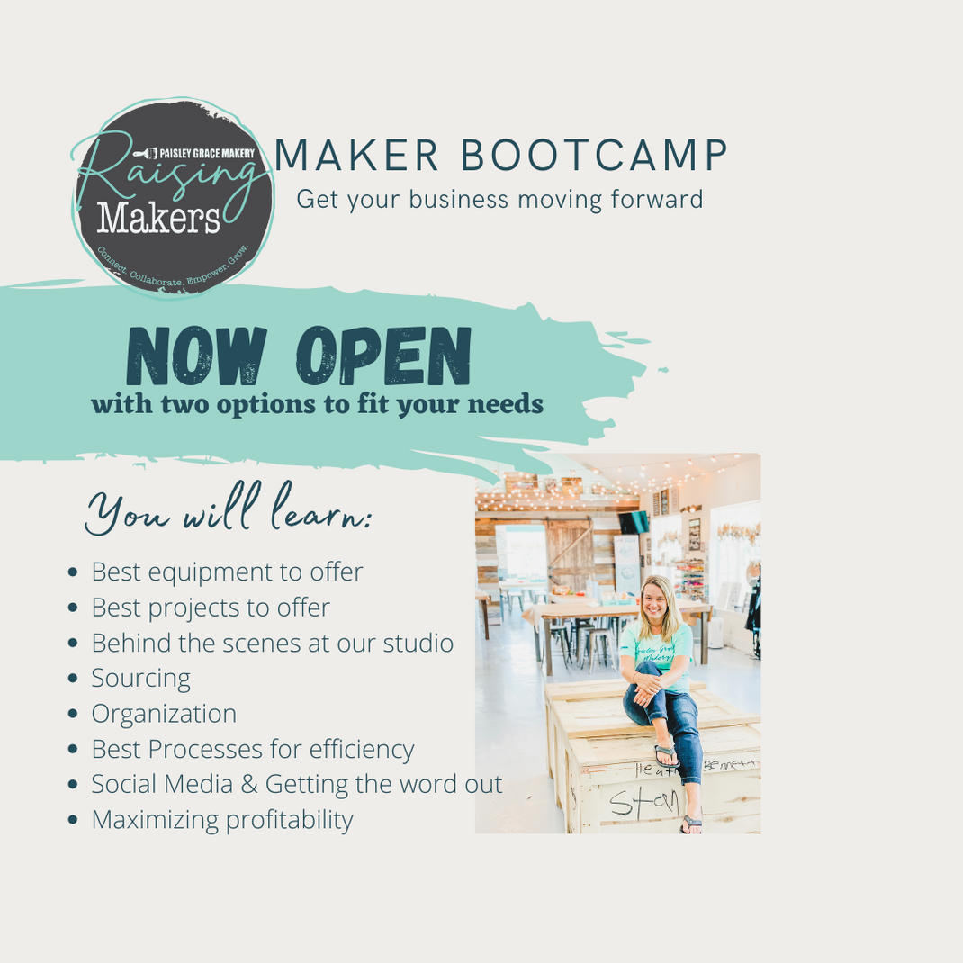 PGM DIY WORKSHOP BUSINESS COACHING – Paisley Grace Makery