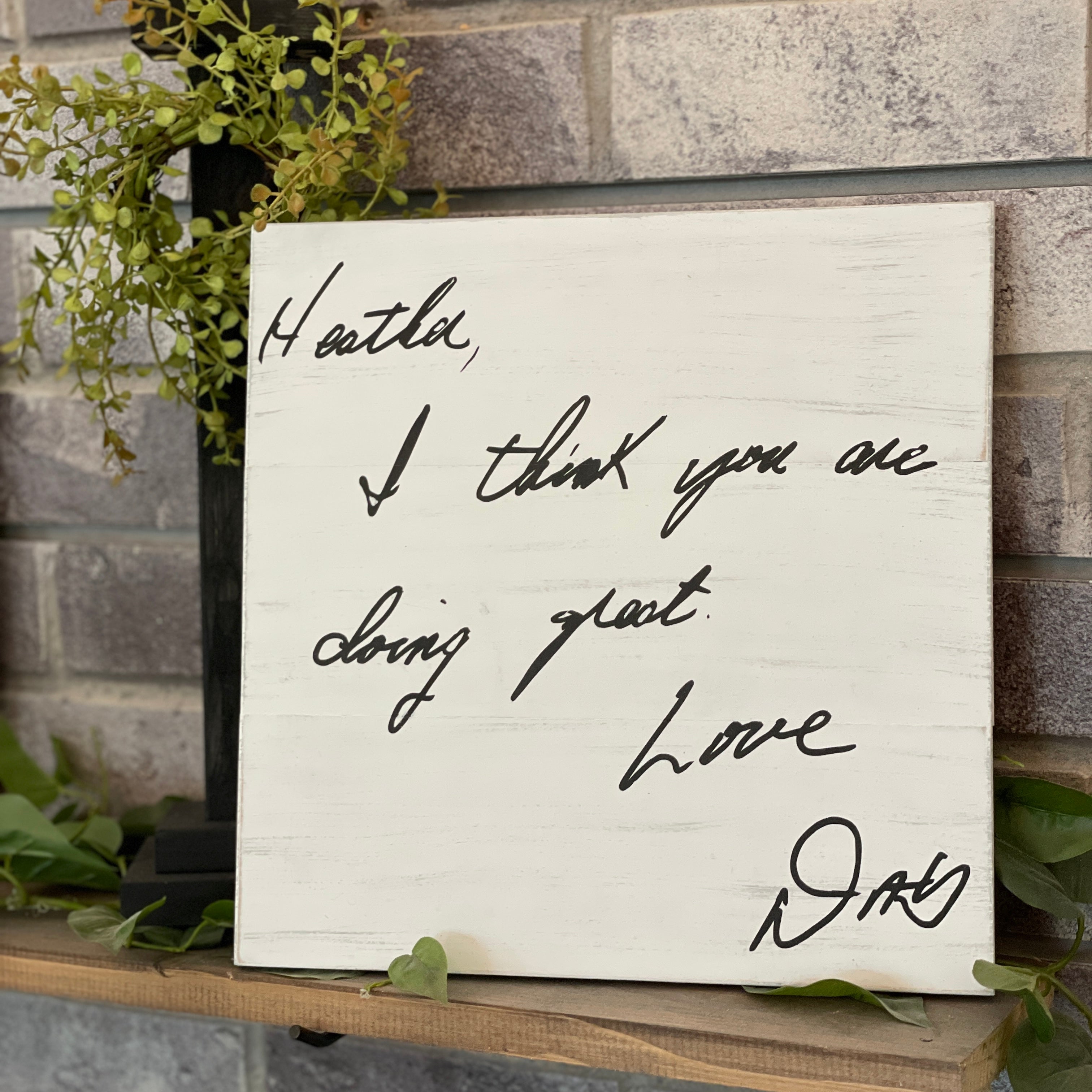 Handwriting Sign: All Board Sizes