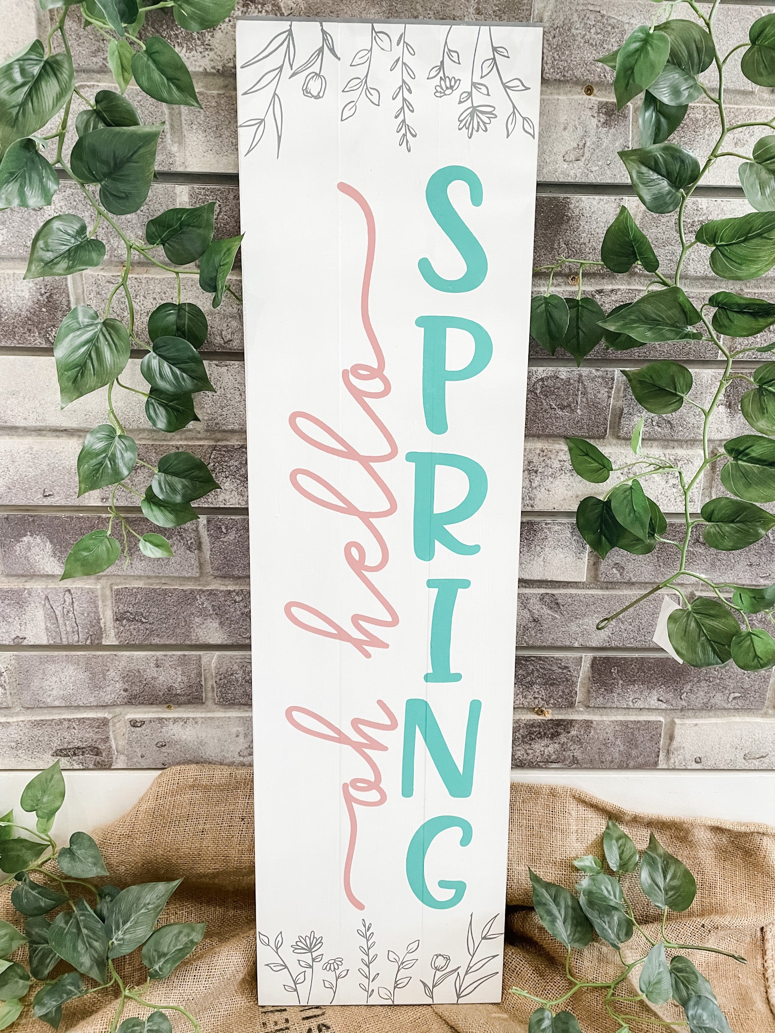 Oh Hello Spring Vertical: Plank Design
